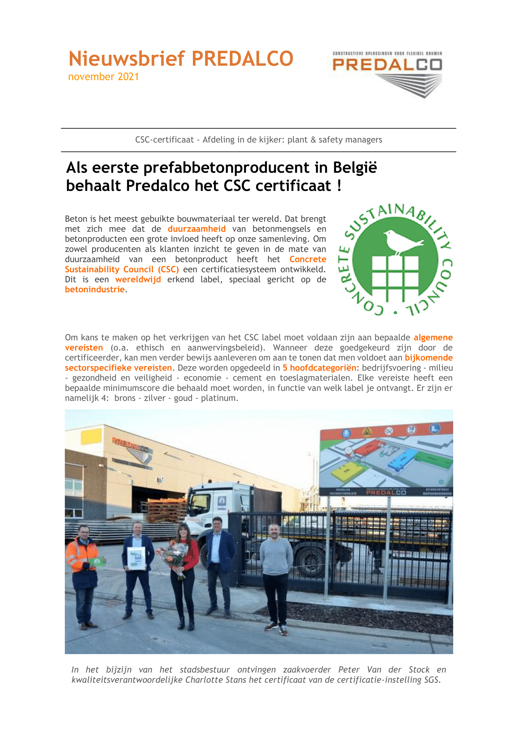 Predalco Lokeren producent & leverancier: predallen, prefabbalken ...